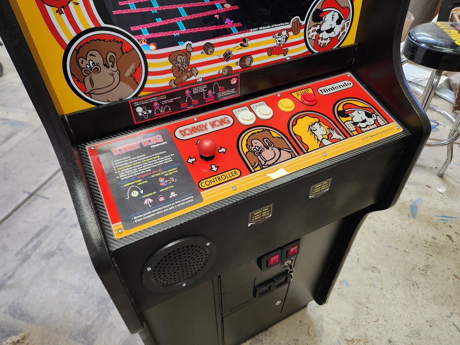 Midnight DONKEY KONG Original Video Arcade Game With Warranty and ...