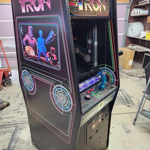 Original Midway TRON Video Arcade Game Machine, Coin Operated 1980s ...