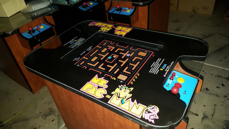 MS. PAC-MAN Fully Restored, Original Cocktail Table Video Arcade Game ...