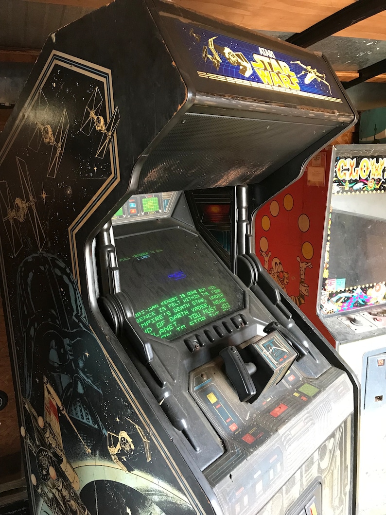 Original Atari Star Wars Video Arcade Game Machine, Coin Operated 1980s ...