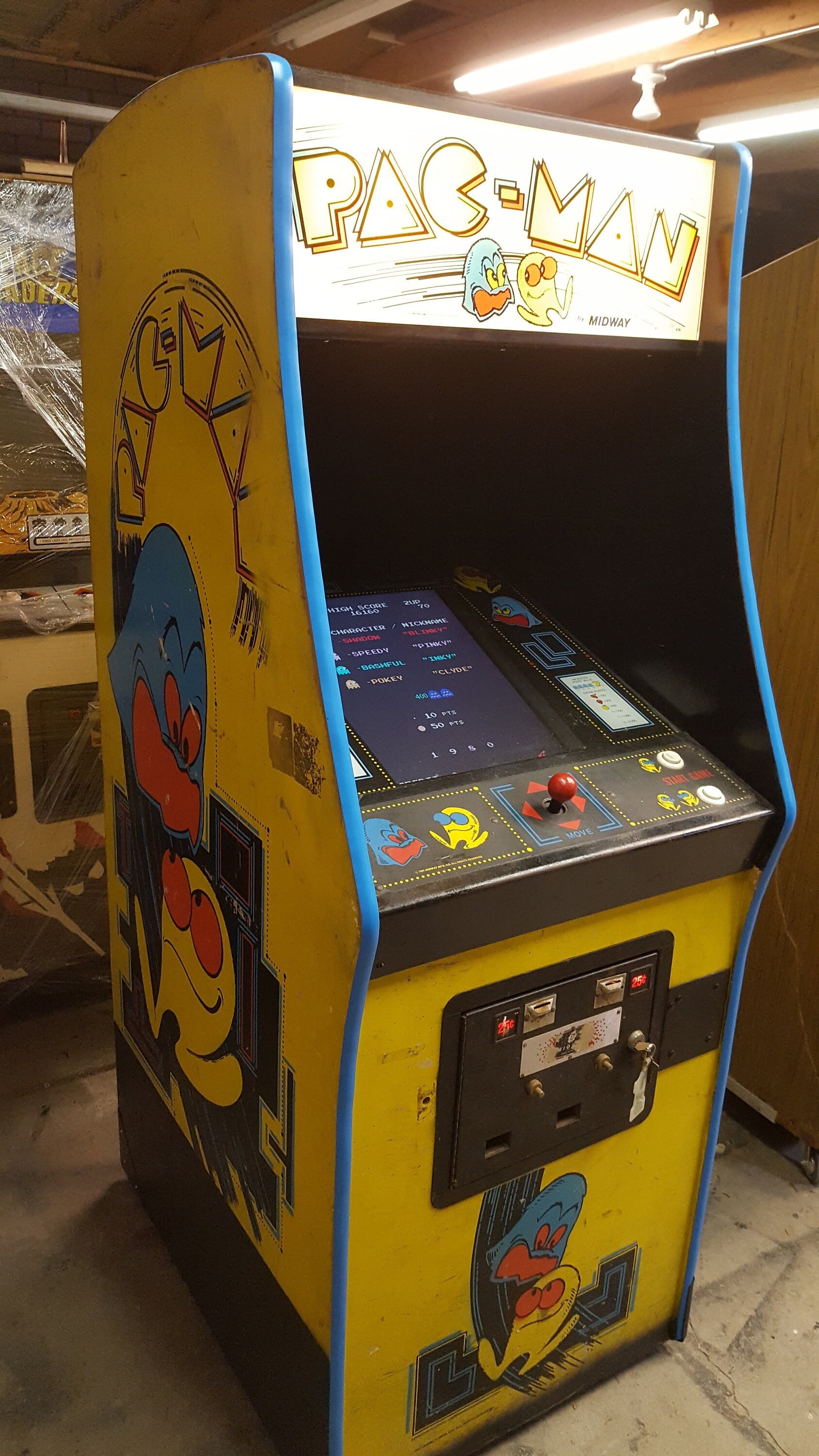 PAC-MAN Fully Restored, Original Video Arcade Game With Warranty And ...