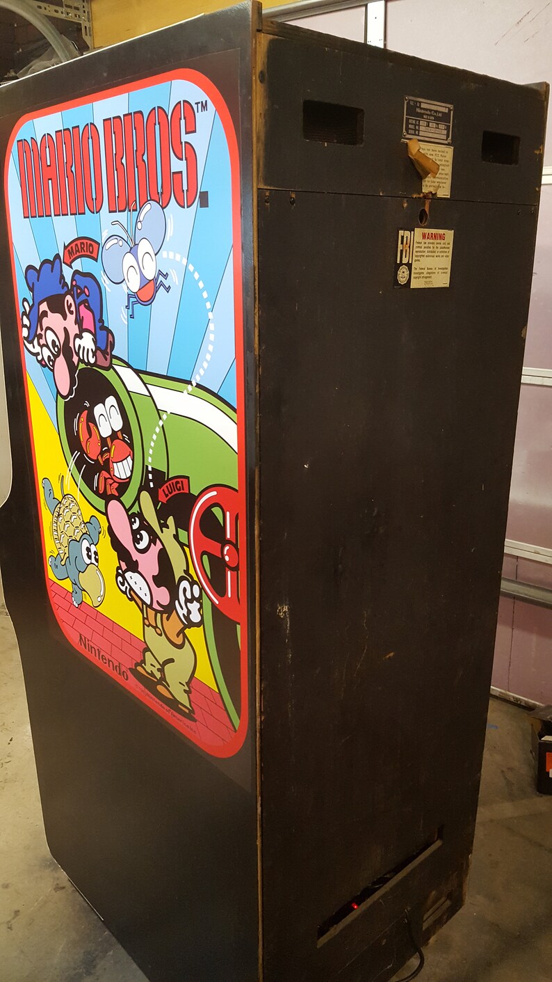 Mario Bros. Nintendo Original Video Arcade Game - Coin Operated ...