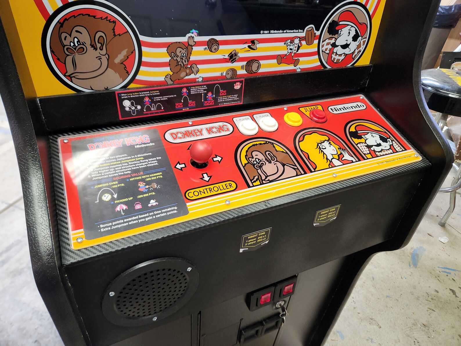 Midnight DONKEY KONG Original Video Arcade Game With Warranty and ...