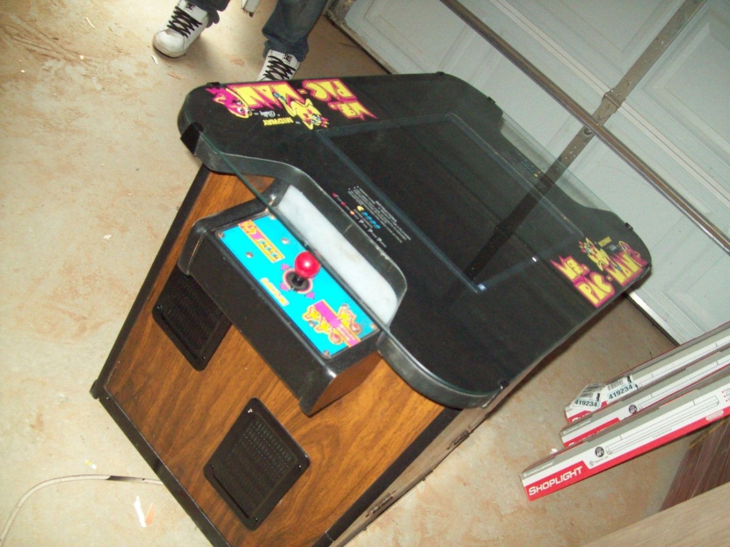 MS. PAC-MAN Fully Restored, Original Cocktail Table Video Arcade Game ...