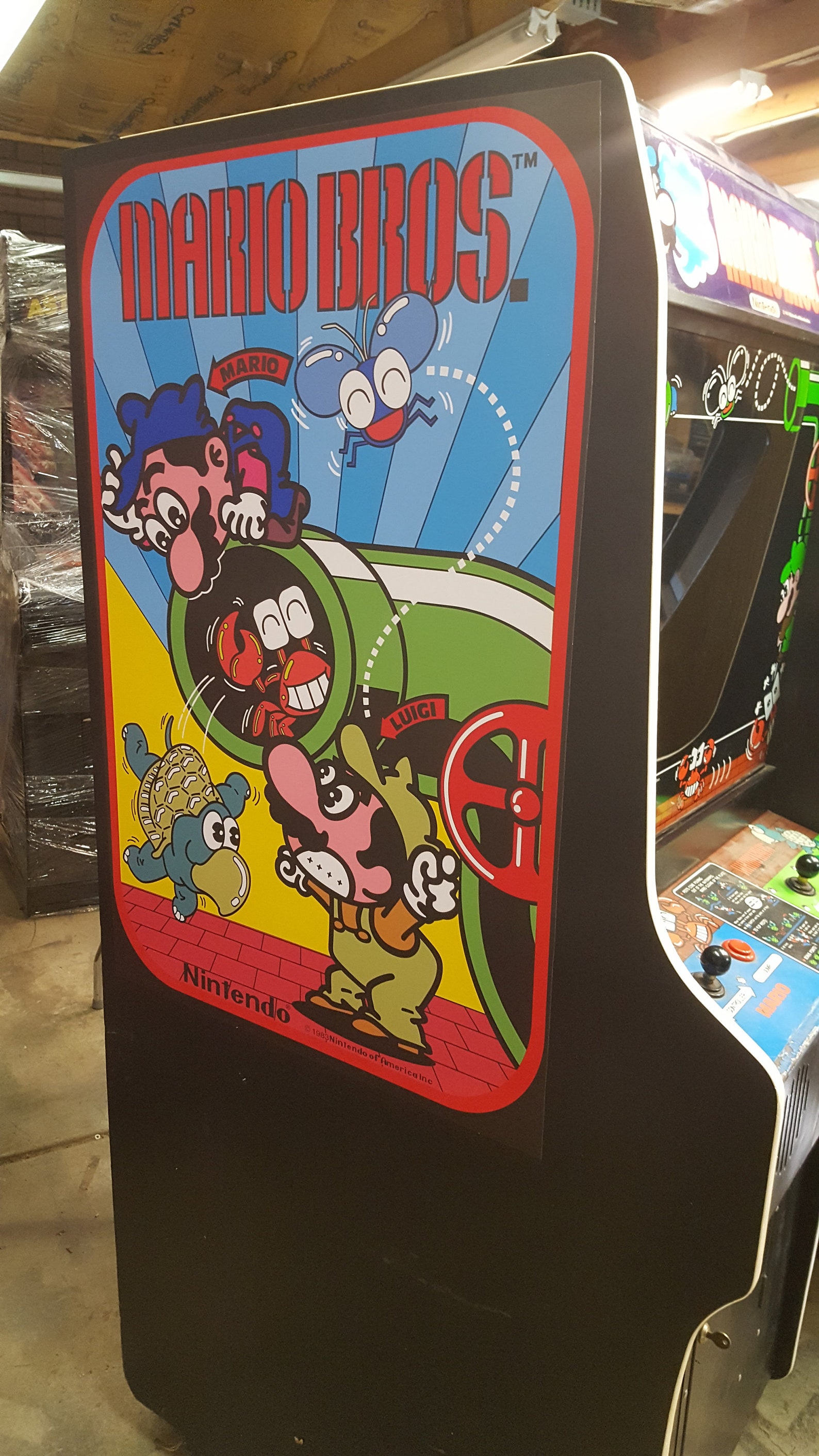 Mario Bros. Nintendo Original Video Arcade Game - Coin Operated ...