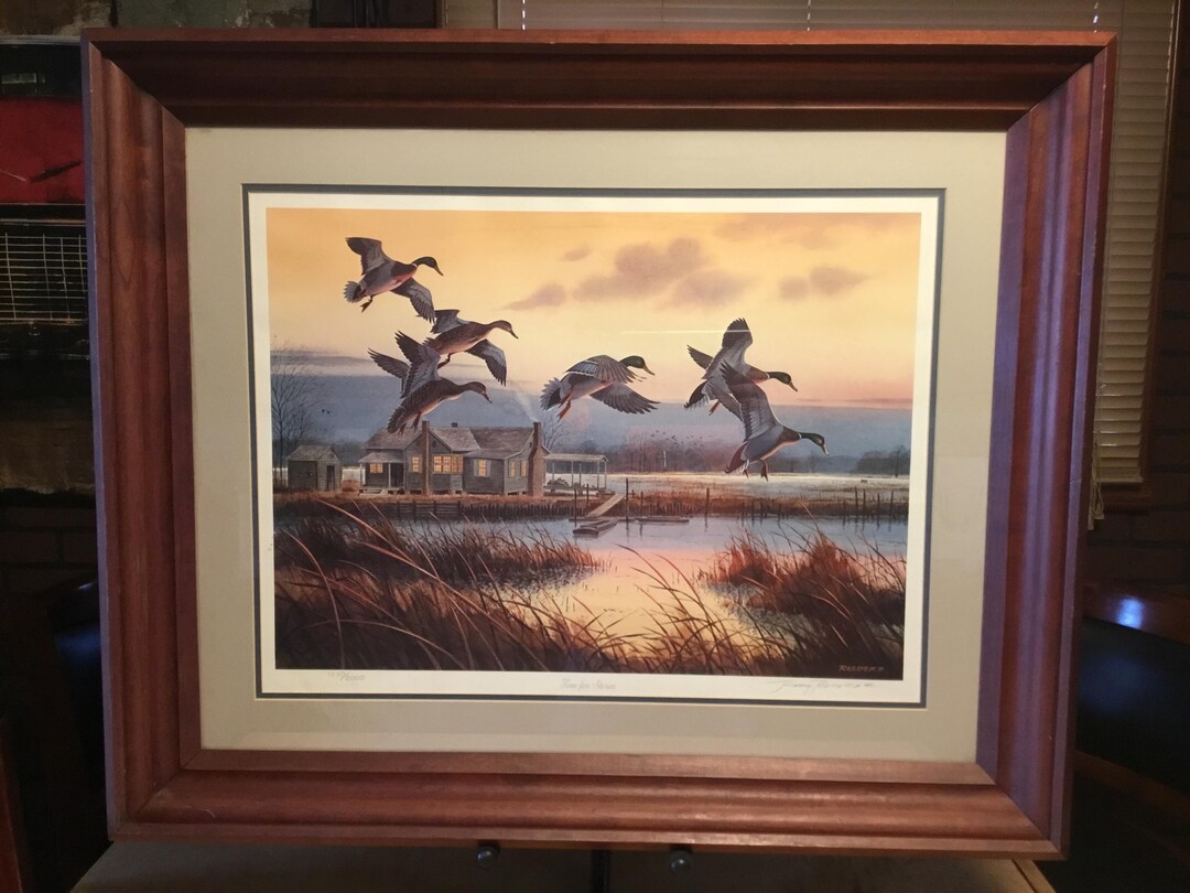 Vintage Jerry Raedeke Wildlife Print, Signed and Numbered 1770/2000 ...