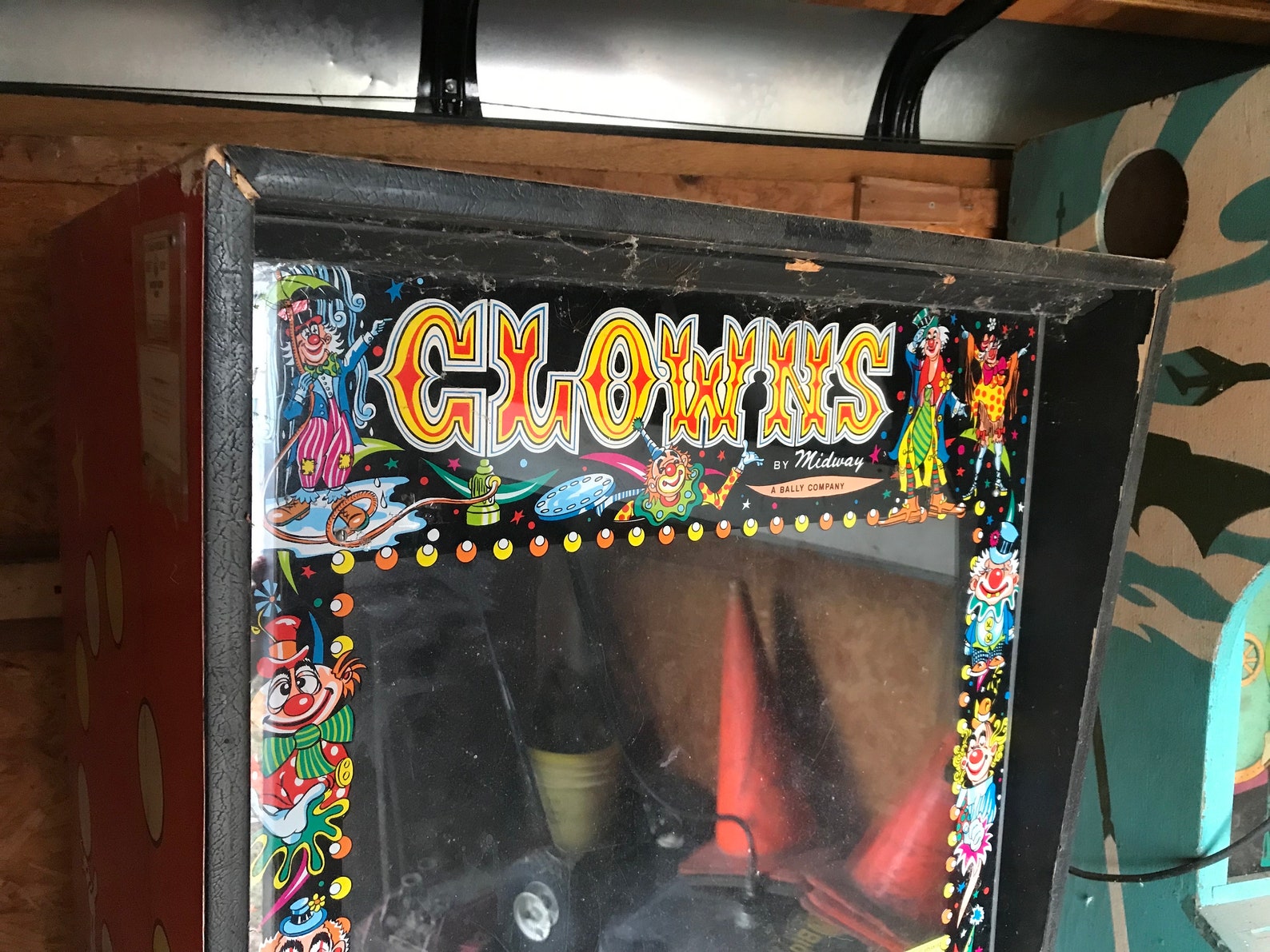 Vintage Midway Clowns Arcade, Super RARE Coin Operated Video Game, All ...