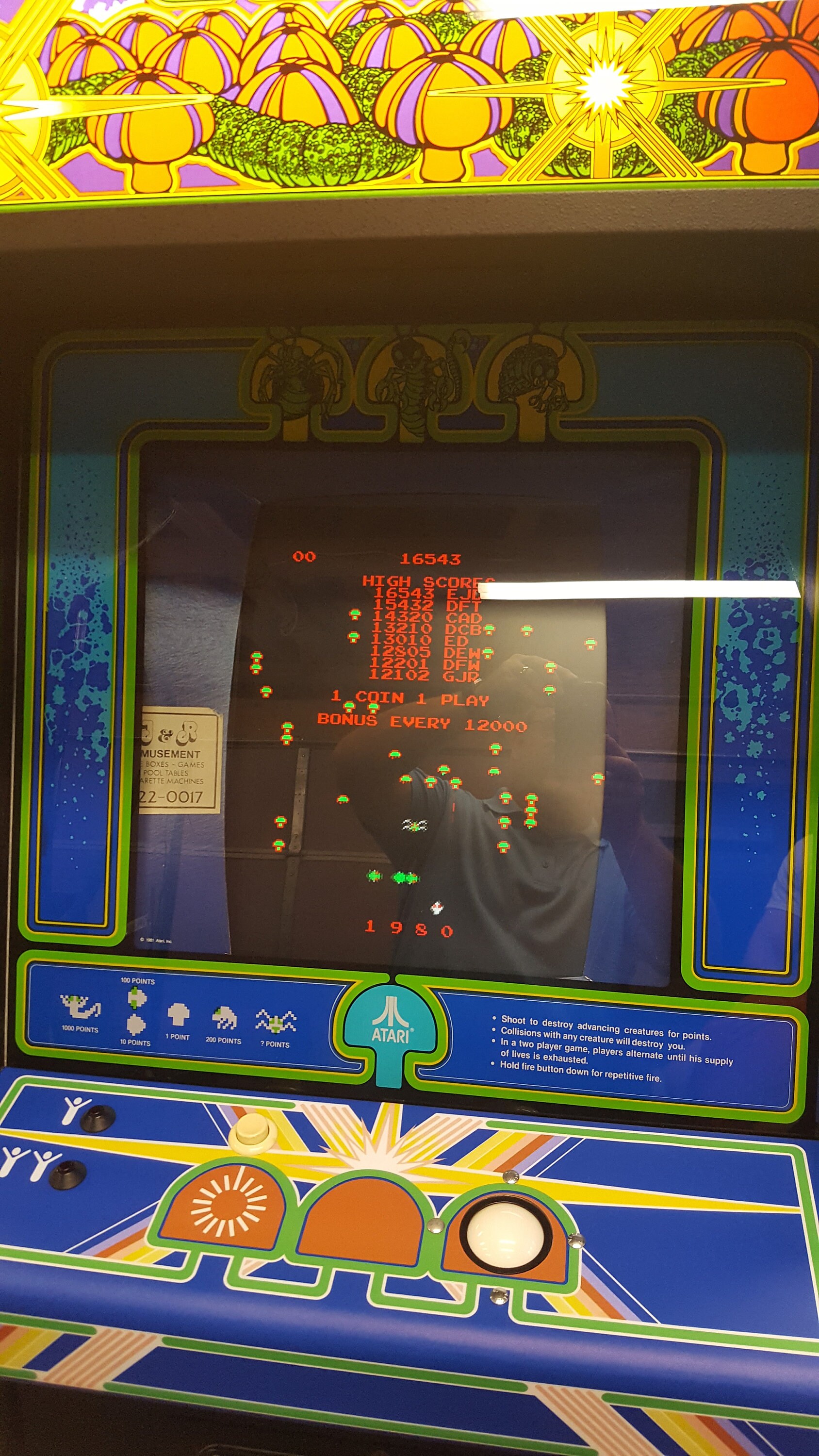 CENTIPEDE Fully Restored Original Video Arcade Game With - Etsy