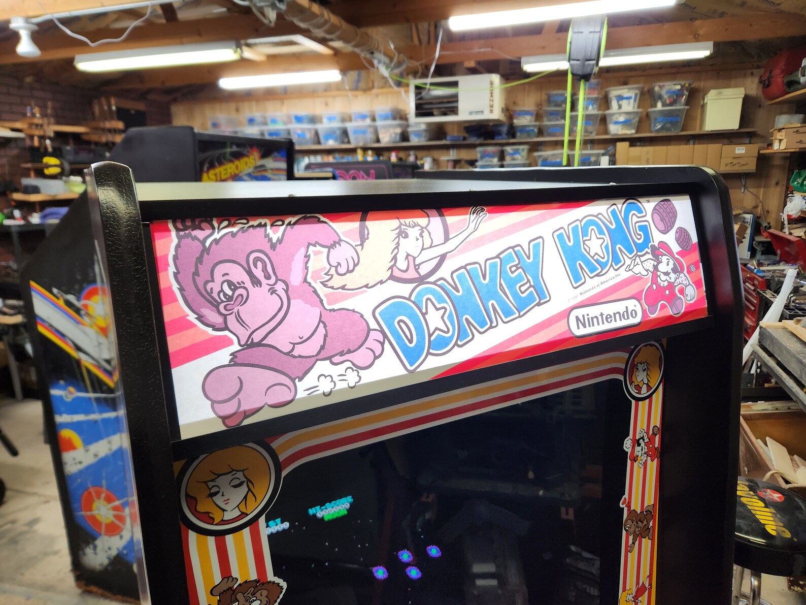 Midnight DONKEY KONG Original Video Arcade Game With Warranty and ...