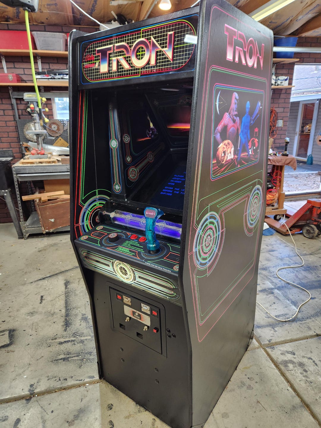 Original Midway TRON Video Arcade Game Machine, Coin Operated 1980s, Rare!!! - Etsy