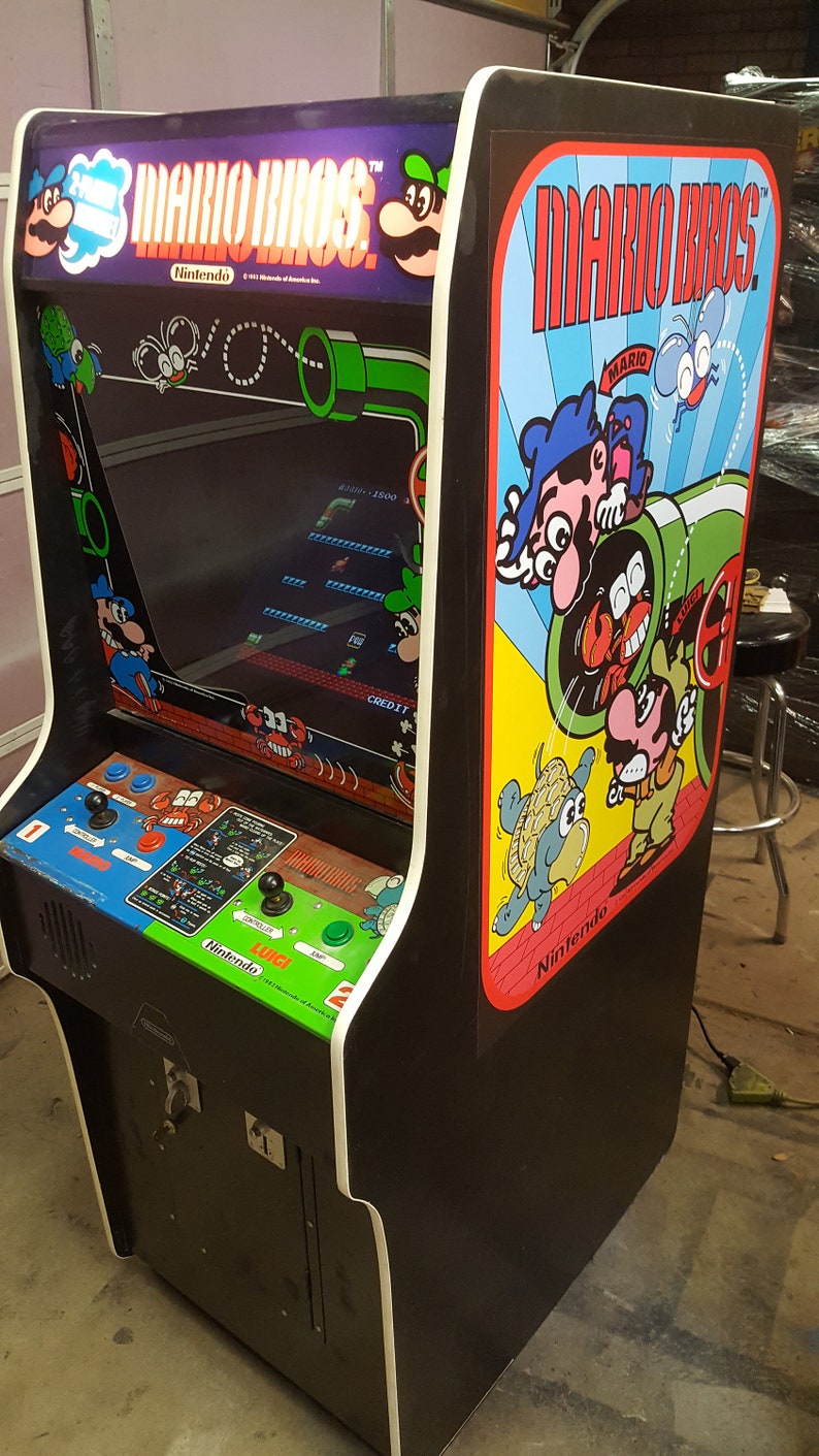 Mario Bros. Nintendo Original Video Arcade Game - Coin Operated ...