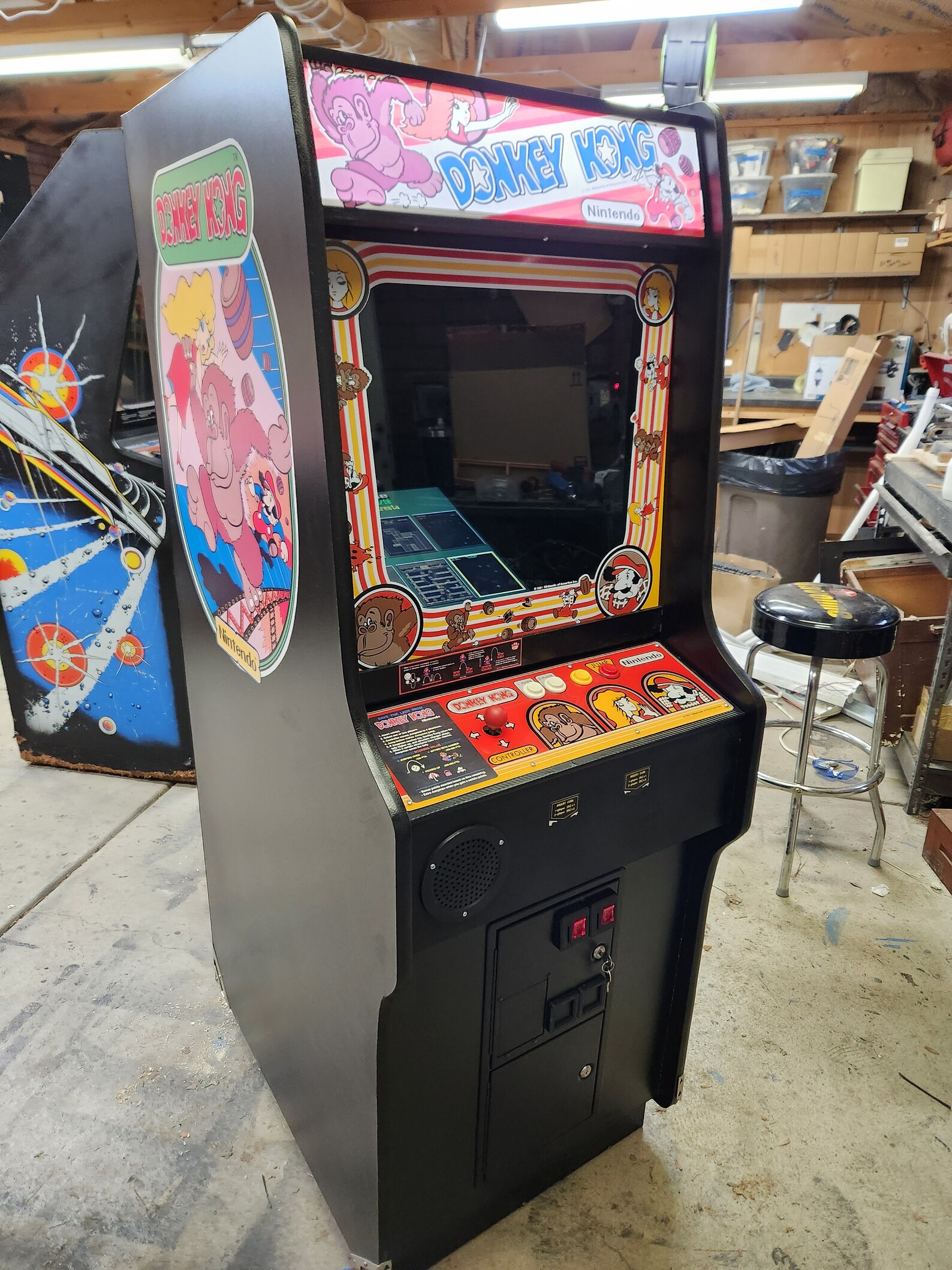 Midnight DONKEY KONG Original Video Arcade Game With Warranty and ...