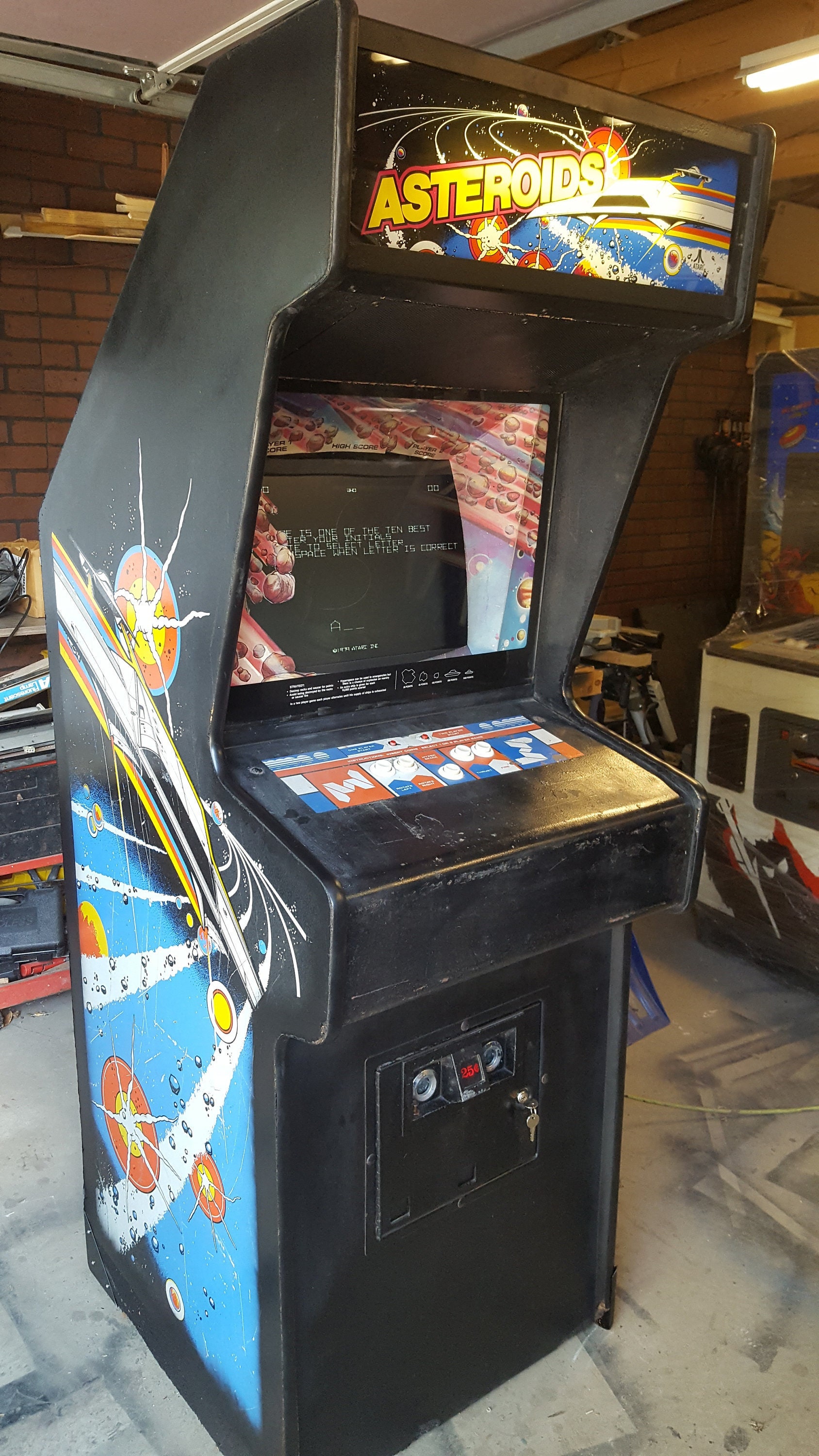 Atari Asteroids Cabinet