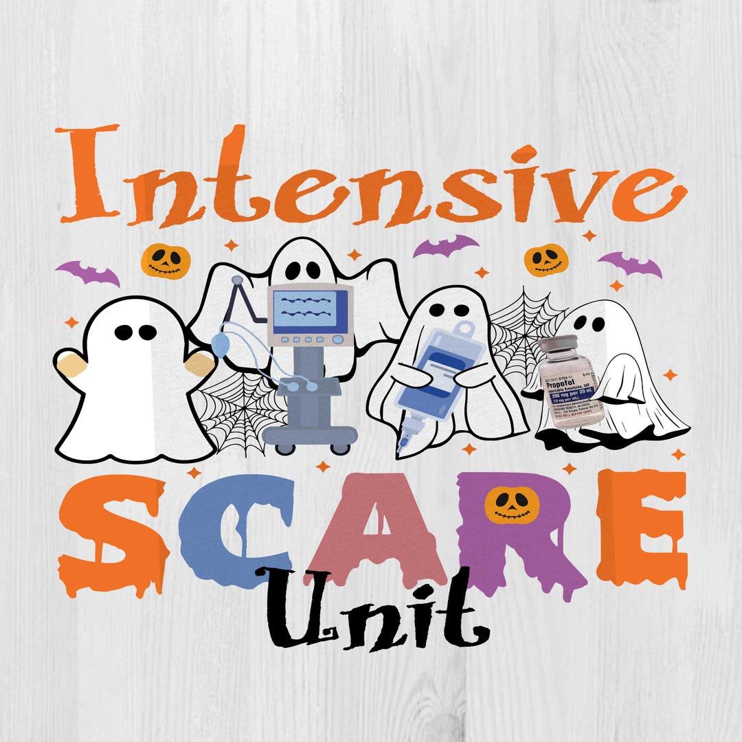 Intensive Scare Unit PNG, Halloween Nurse Png, ICU Nurse Spooky ...