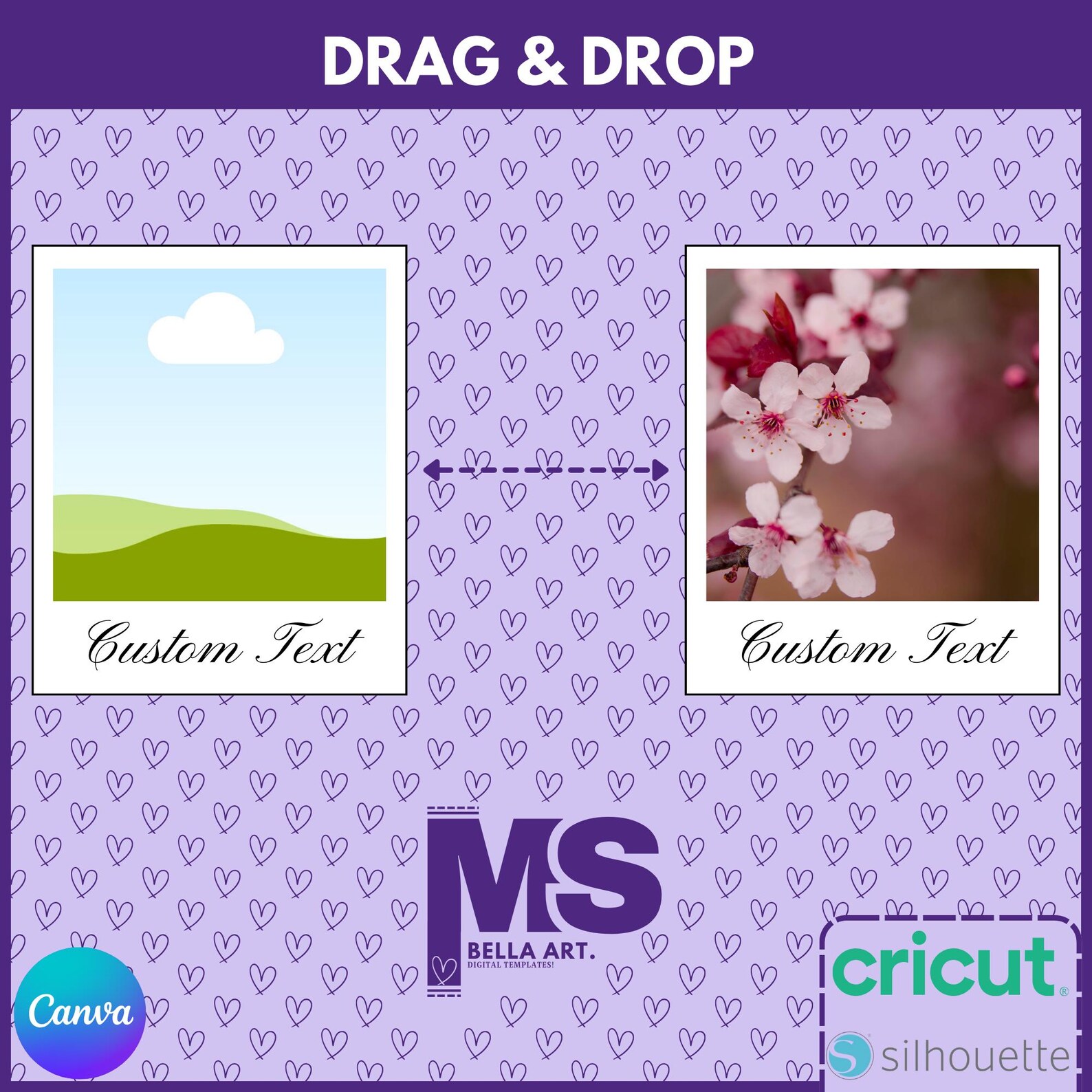 Canva Polaroid Frame Template for Memorable Guest Book Creation, Drag ...