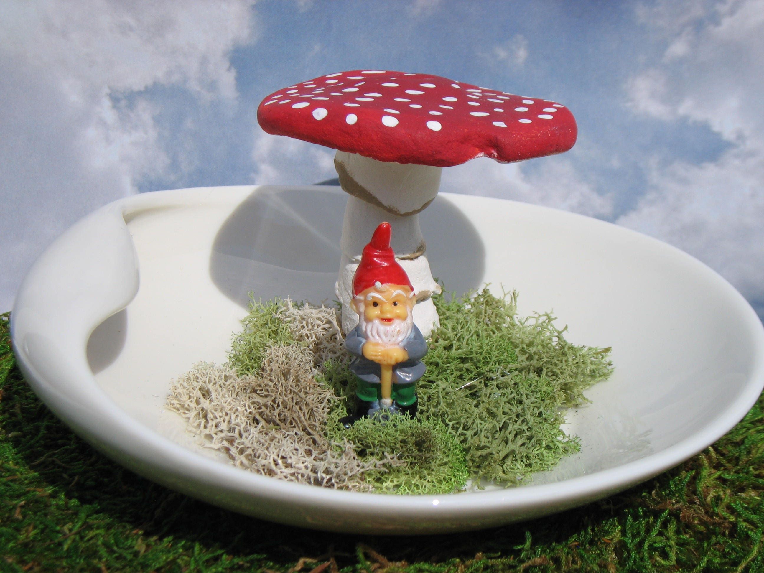 Setas De Papel Vintage hechas a mano en un Saucer con un - Etsy España