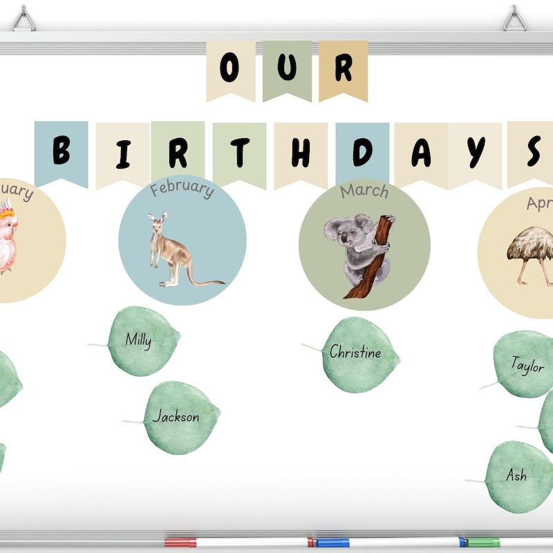 Birthday Chart - Etsy Australia