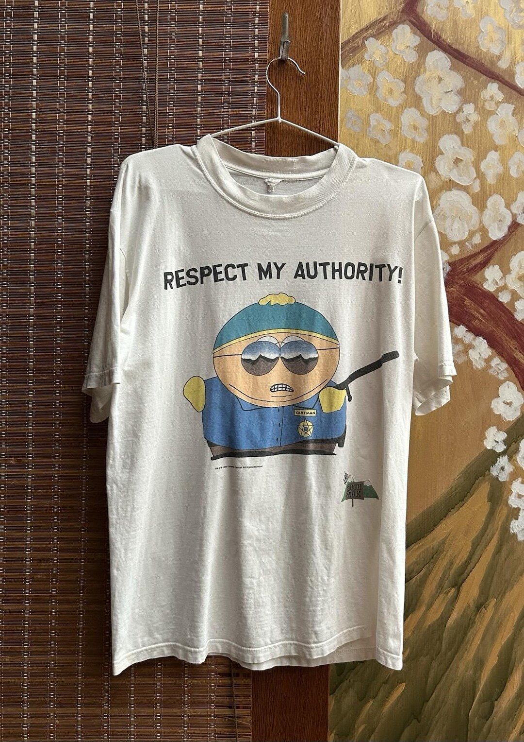 Vintage 1999 South Park Cartman Respect My Authority Tee Size M - Etsy