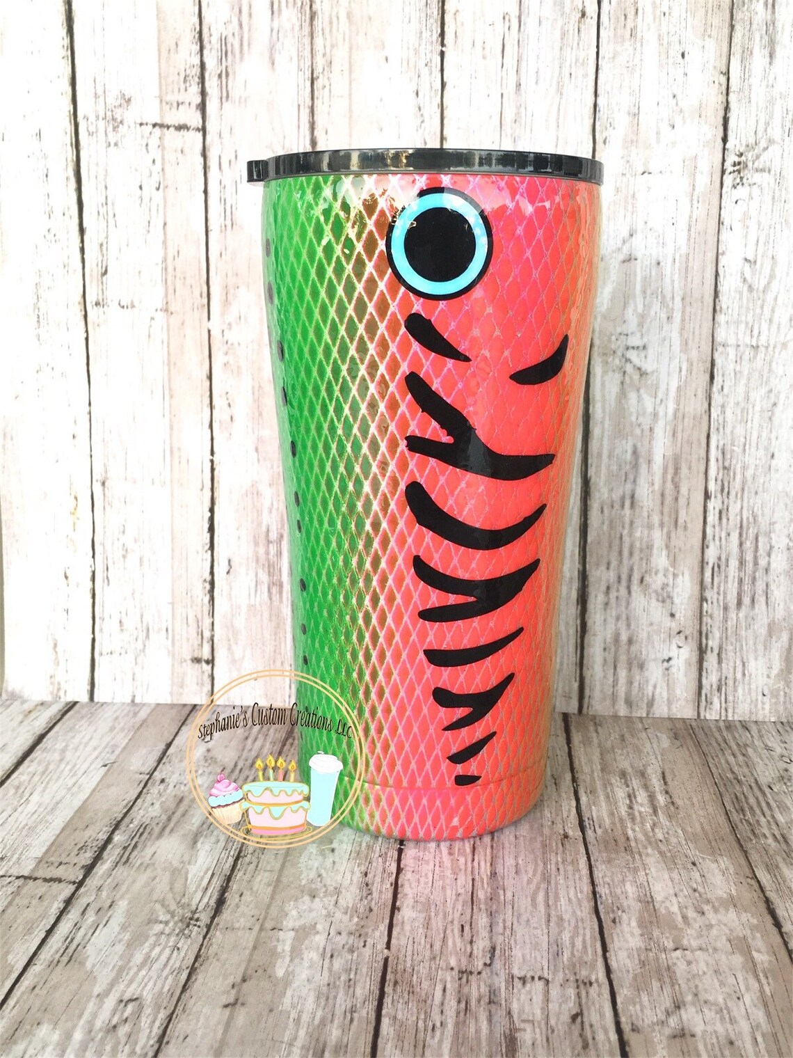 Custom Fishing Lure Tumbler Stainless Steel Cup Personalized - Etsy