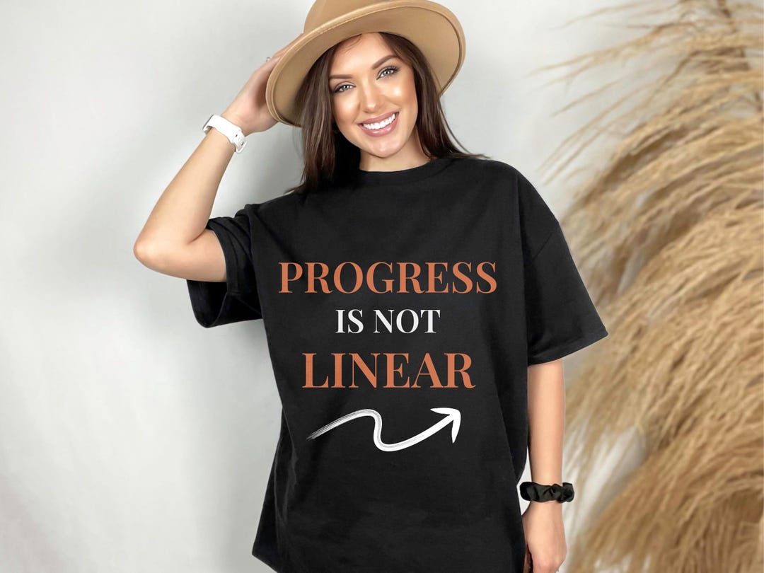 Progress is Not Linear Png, Mental Health Png, Motivational Quote Png ...