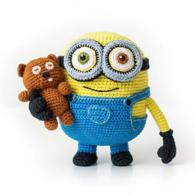 Minion Teddy Bear - Etsy