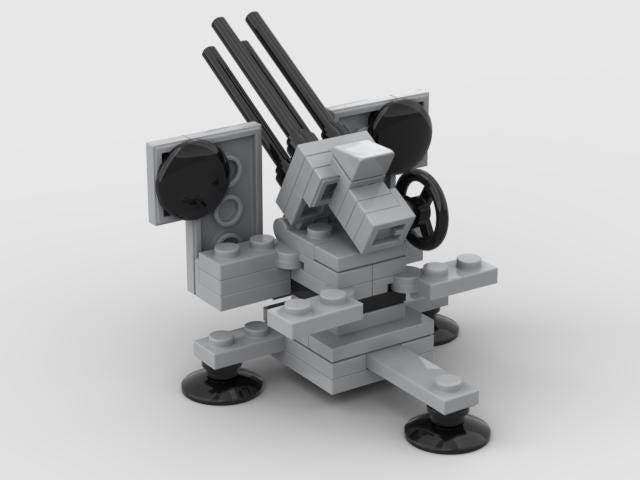 Lego WW2 Flak38 20mm Anti-aircraft Gun Instructions PDF - Etsy