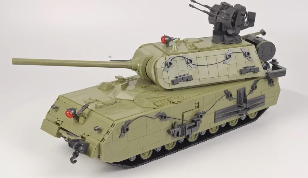 Panzer VIII Maus German WWII Tank 3339 Piece Building Brick Block Toy ...
