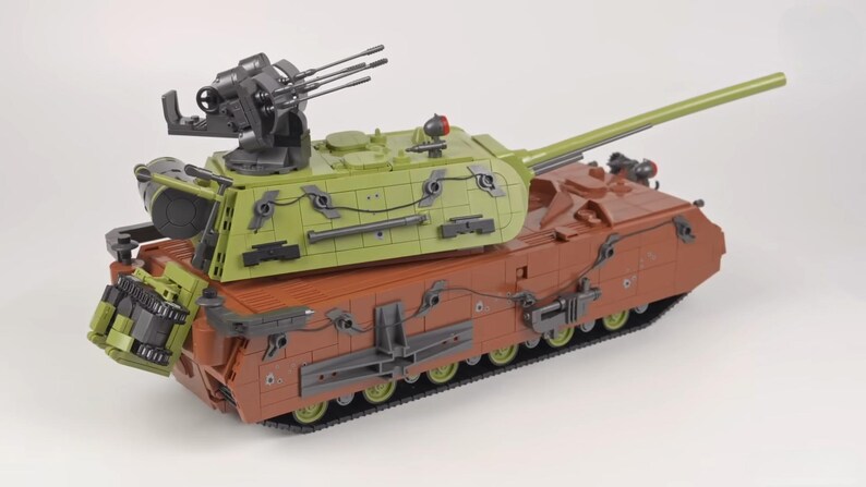 Panzer VIII Maus German WWII Tank 3339 Piece Building Brick Block Toy ...