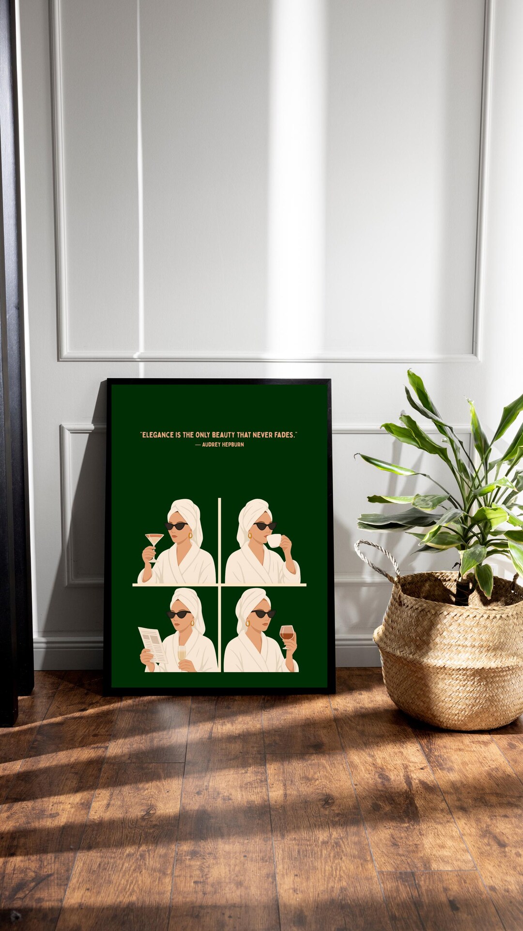Old Money Aesthetic Girlboss Wall Art | Digital Download | Minimalist ...