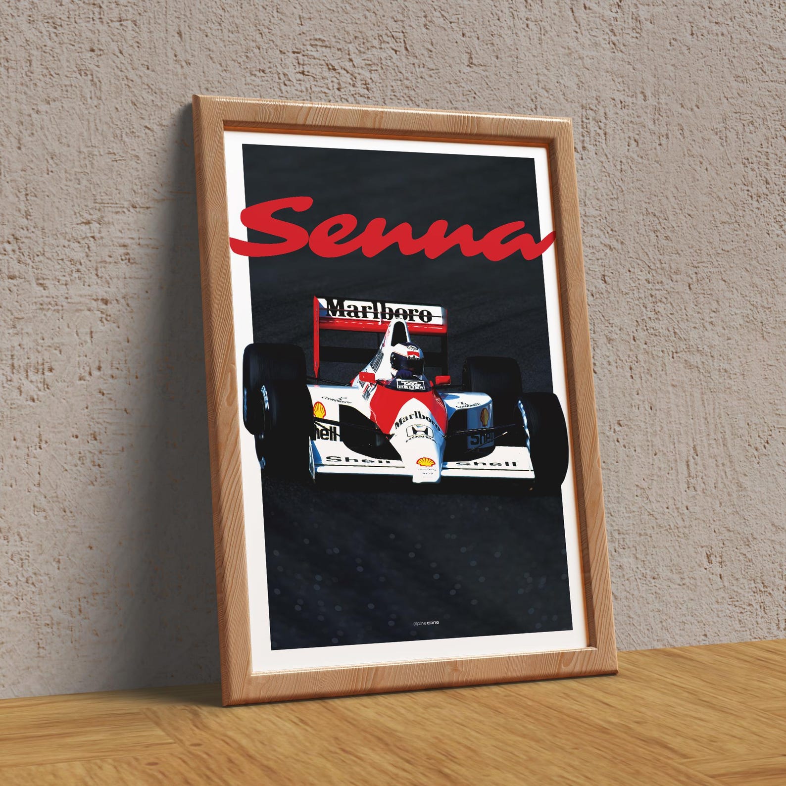 Senna Movie Poster, Senna Wall Art, Formula One Inspired Racing Poster ...