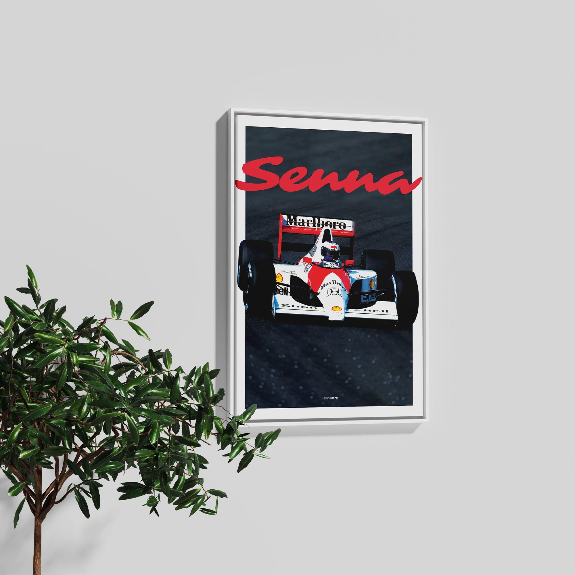 Senna Movie Poster, Senna Wall Art, Formula One Inspired Racing Poster, Vintage F2 Motorsport ...