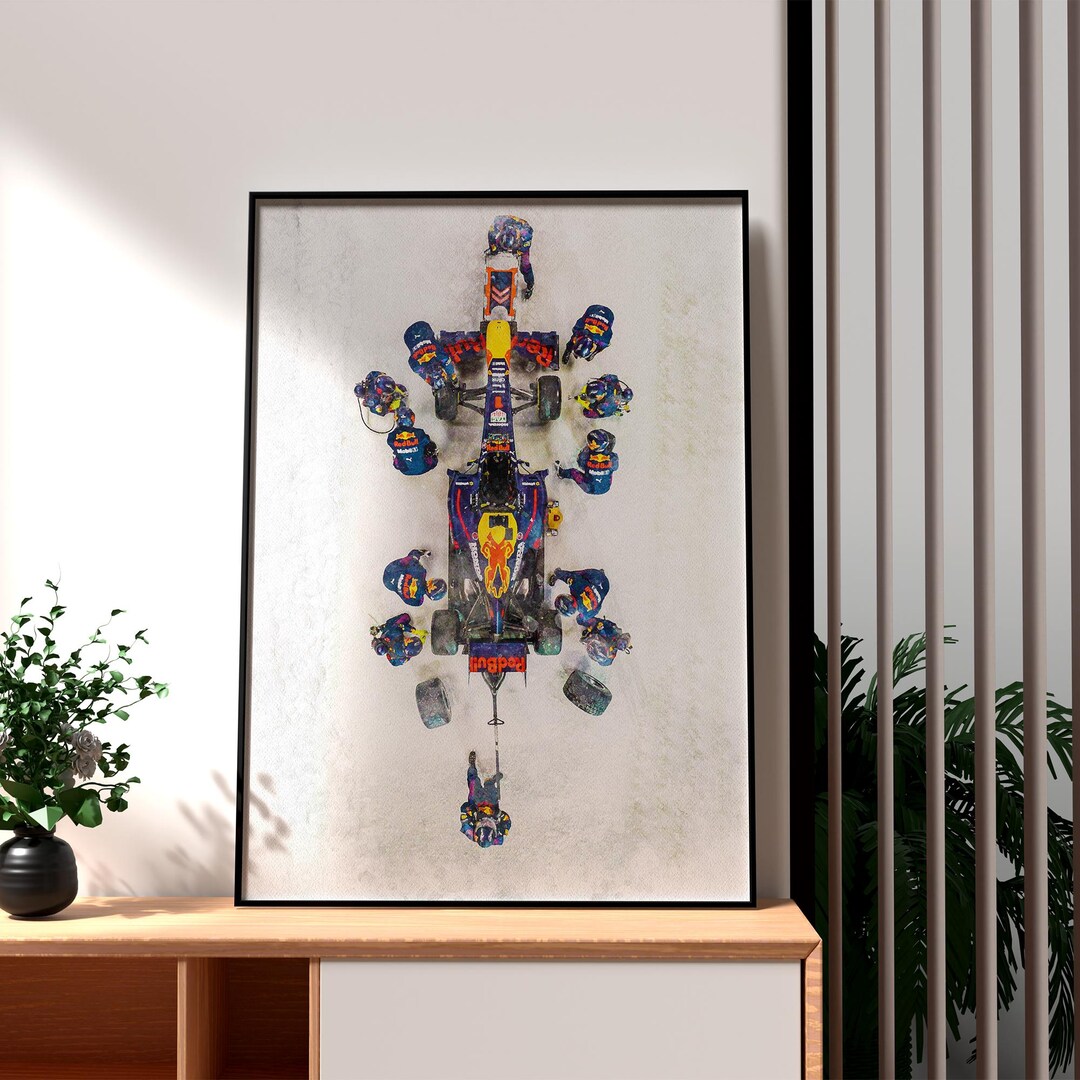 Max Verstappen Formula One Inspired in Snow Racing Poster – Watercolor ...