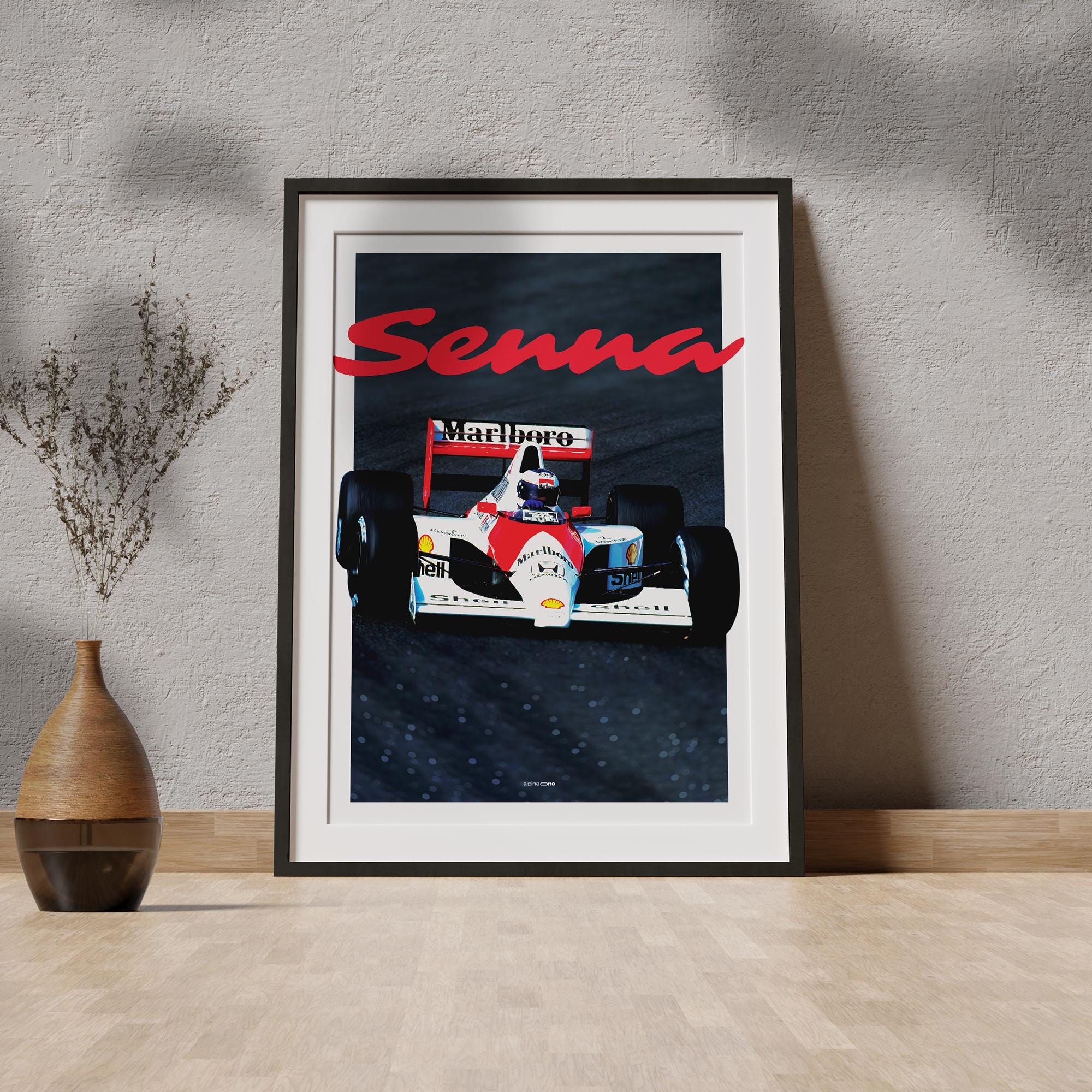 Senna Movie Poster, Senna Wall Art, Formula One Inspired Racing Poster, Vintage F2 Motorsport ...