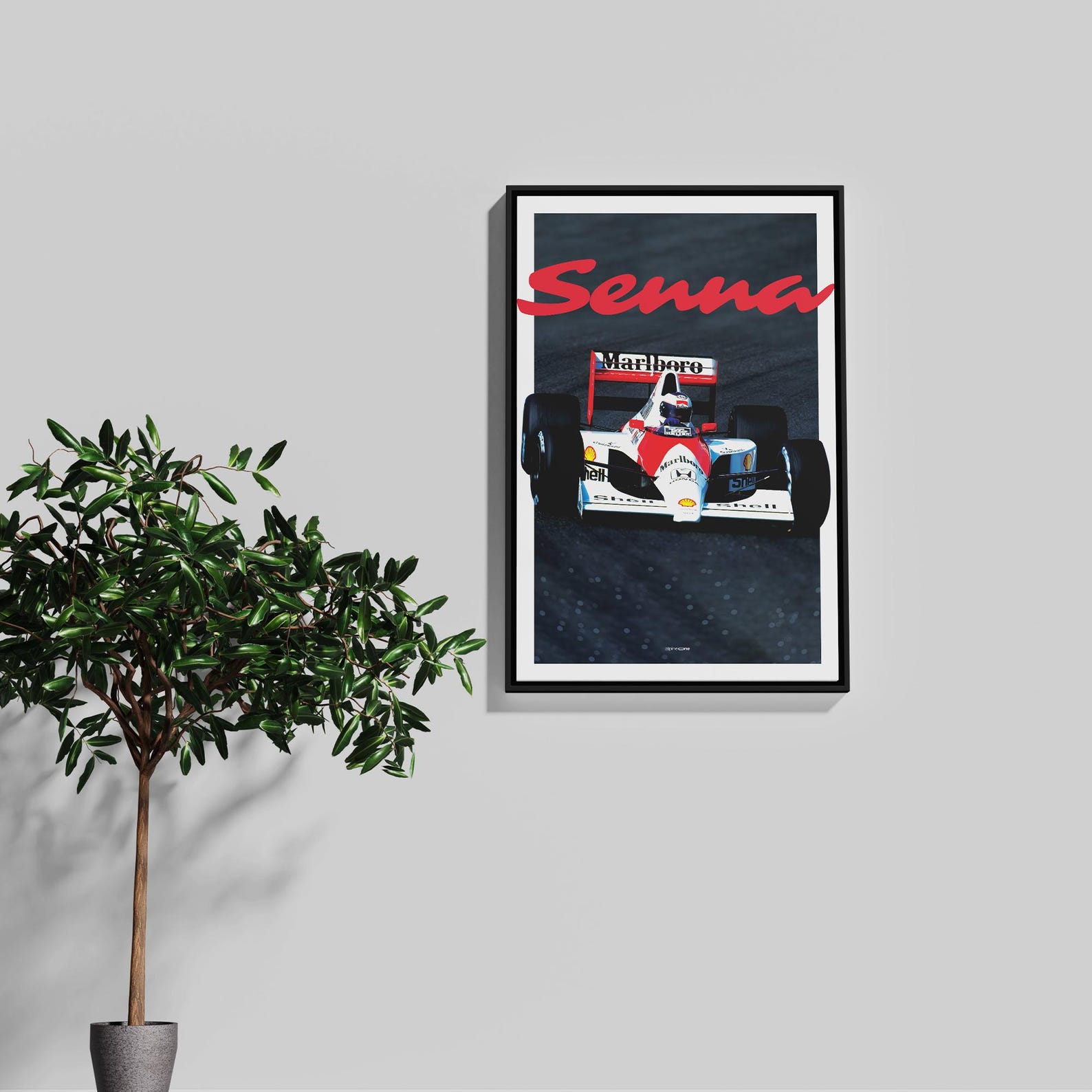 Senna Movie Poster, Senna Wall Art, Formula One Inspired Racing Poster, Vintage F2 Motorsport ...