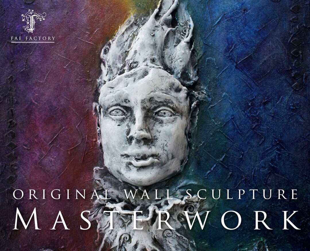 Regal Jester. AVAILABLE NOW Royal Wall Sculpture by Fae Factory Artist ...
