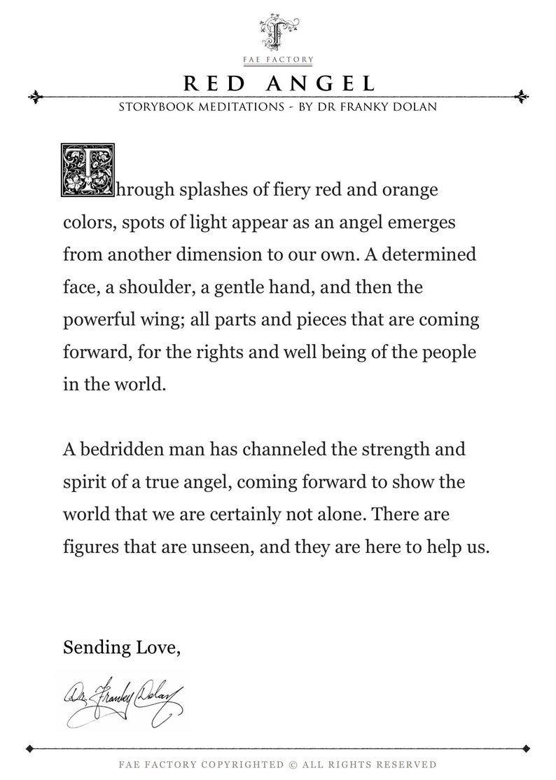 Red Angel CUSTOM Wall Sculpture Visionary Fine Art by Fae - Etsy