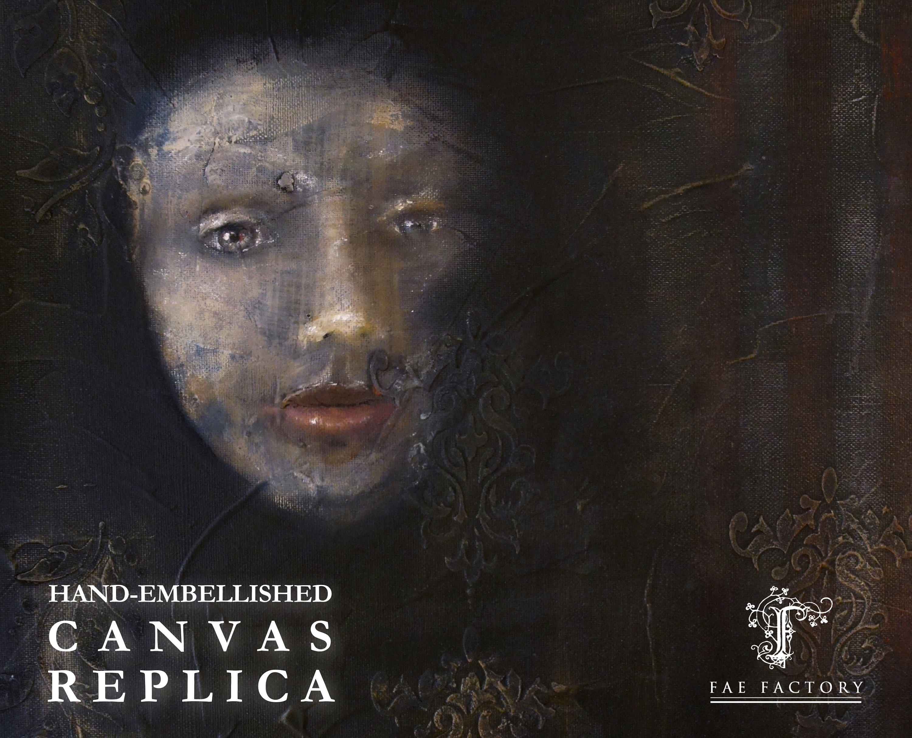 Circus Angel. Museum-wrapped Hand-embellished Replica Stretched Canvas ...