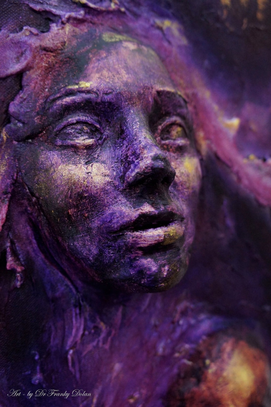 Buy Purple Heart. AVAILABLE NOW Inspirational Wall Sculpture by Fae ...