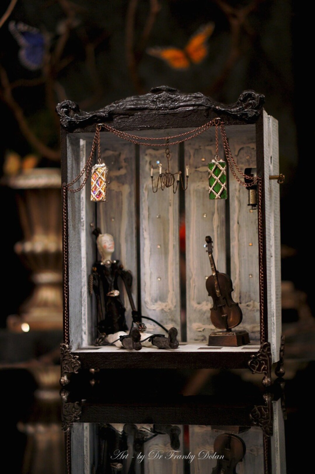 MUSIC BOX {the PRINCE!} Sculpture, Crystals, Antiques, Diorama Music ...