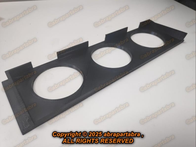 BMW E46 Gauge Cluster Pod Triple Center Dashboard Bezel Frame Fits 3x ...