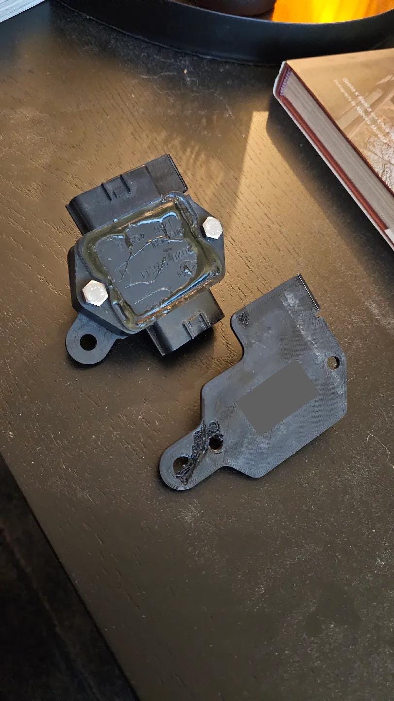 Nissan Z32 300ZX Frame PTU Module Relocation Bracket - Etsy
