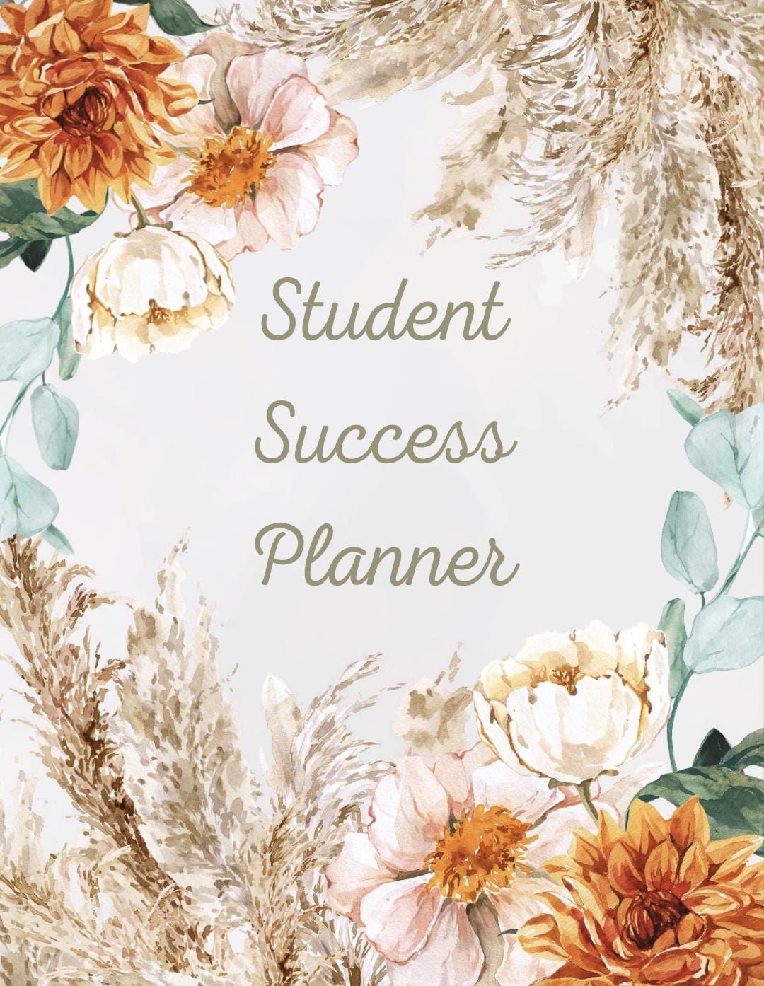 Simple Student Success Planner - Etsy