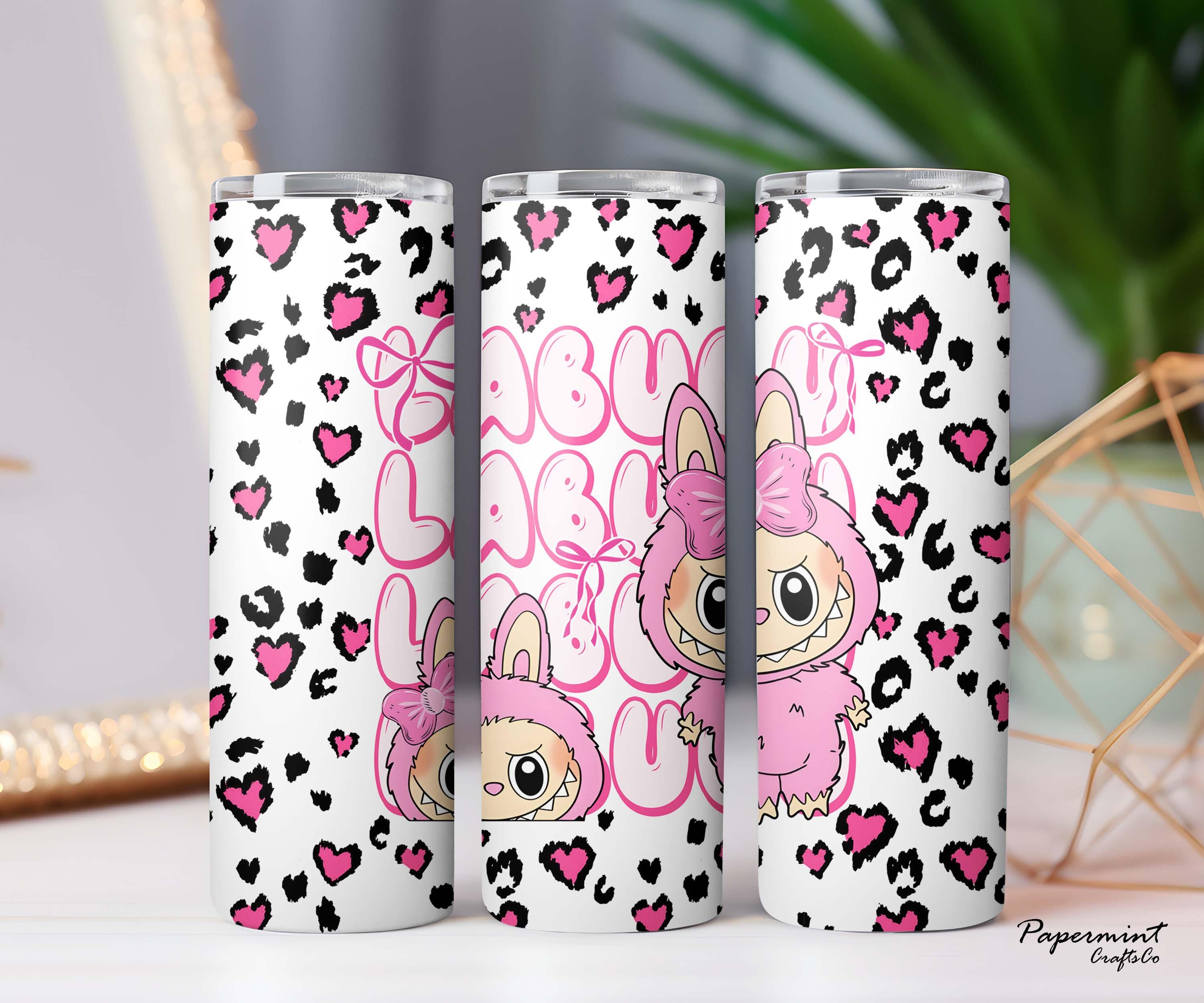 Labubu Tumbler Wrap PNG | Cute Labubu Cartoon Design for 20oz Skinny ...