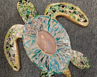 Sea Turtle Mosaic - Etsy