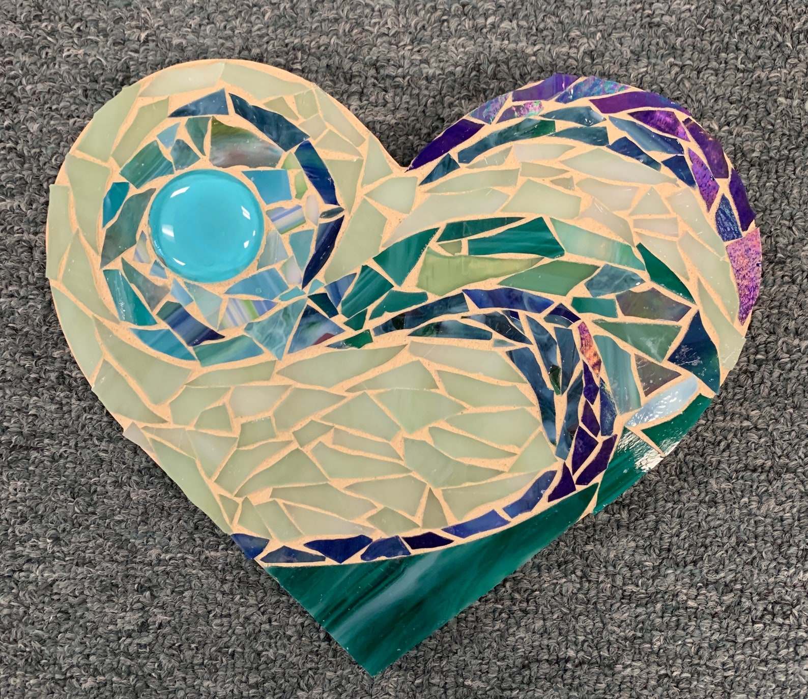 Hand Made Mosaic Hearts - Etsy
