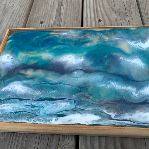 Resin Serving Tray - Etsy