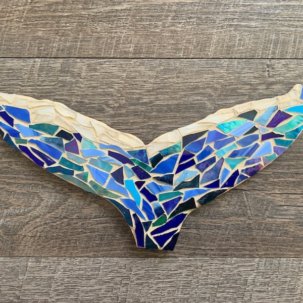 Mosaic Whale - Etsy
