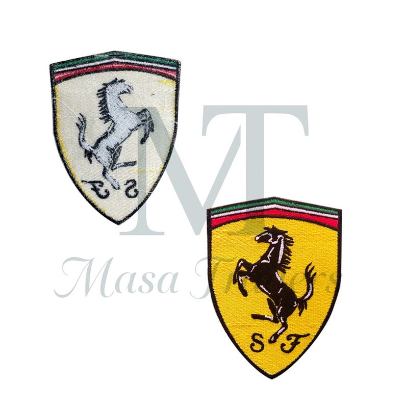 Ferrari Racing Logo Patch (12 Piece) - 4" Iron on / Sew On - Etsy