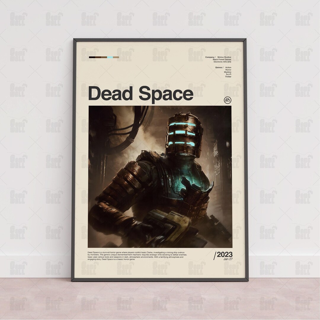 Dead Space Poster, Gaming Room Poster, Gaming Wall Poster, Gaming Print ...