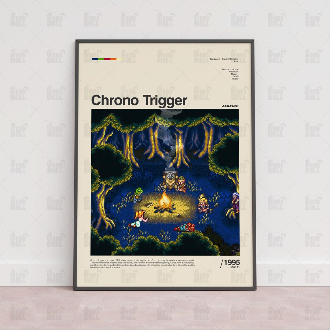 Chrono Trigger Poster, Gaming Room Poster, Gaming Wall Poster,gaming ...